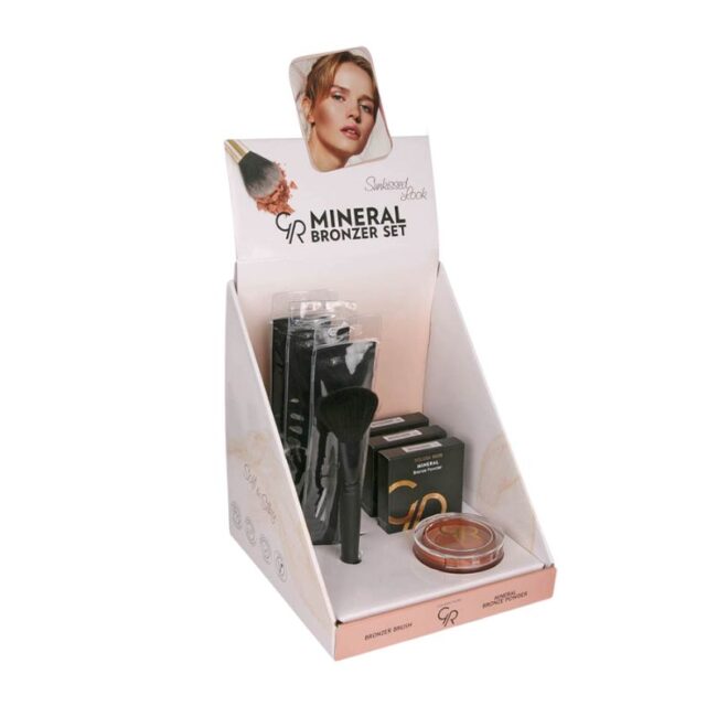 Mineral Bronzer Set display | Golden Rose